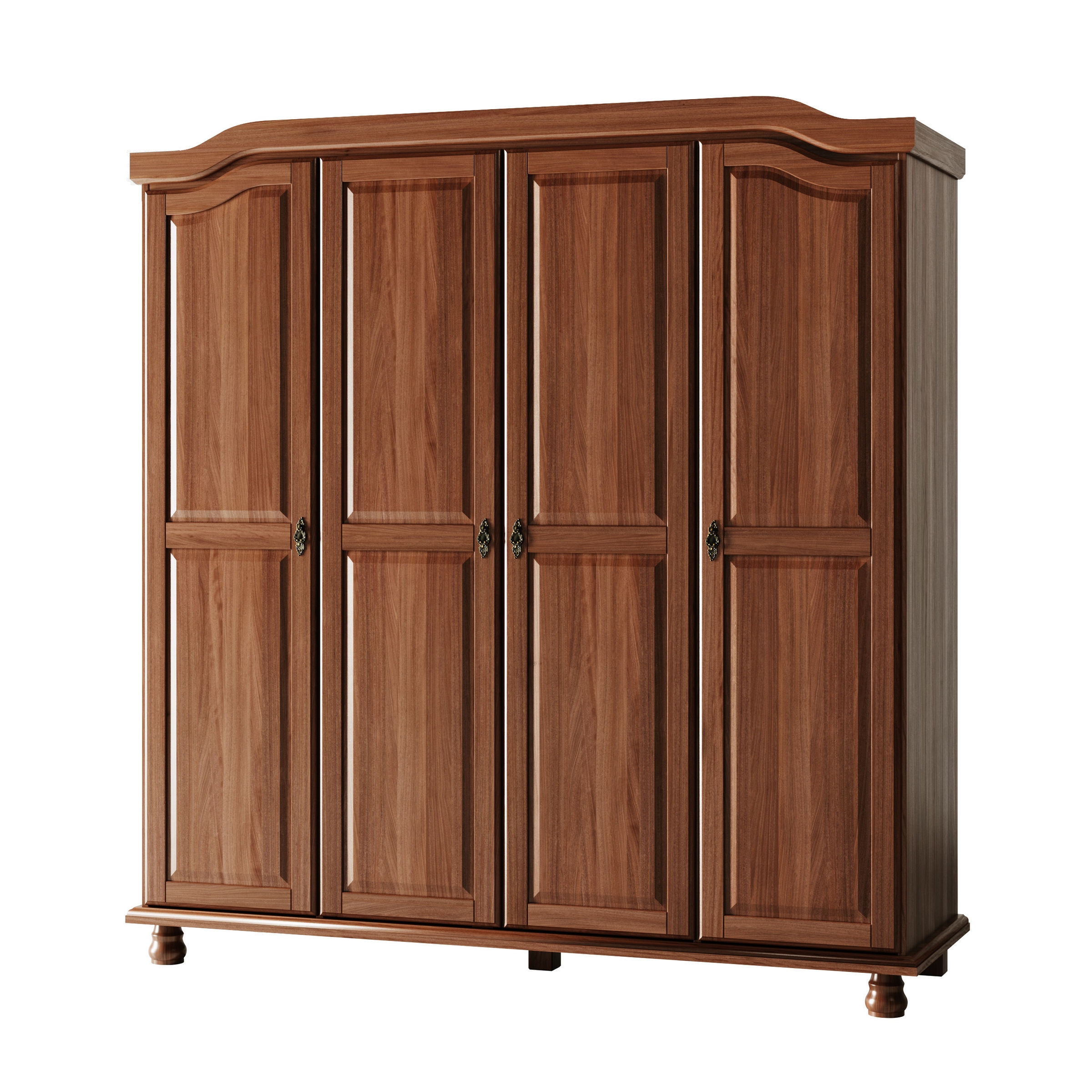 Palace Imports 100 Solid Wood Kyle 4 Door Wardrobe Armoire with Solid Wood or Mirrored Doors On Sale Bed Bath Beyond 35830093
